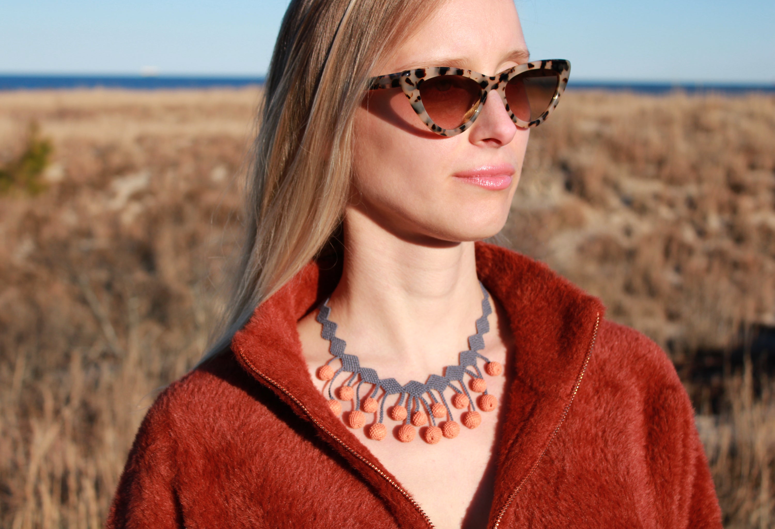 Gray Berry Vine Necklace – Aster Society