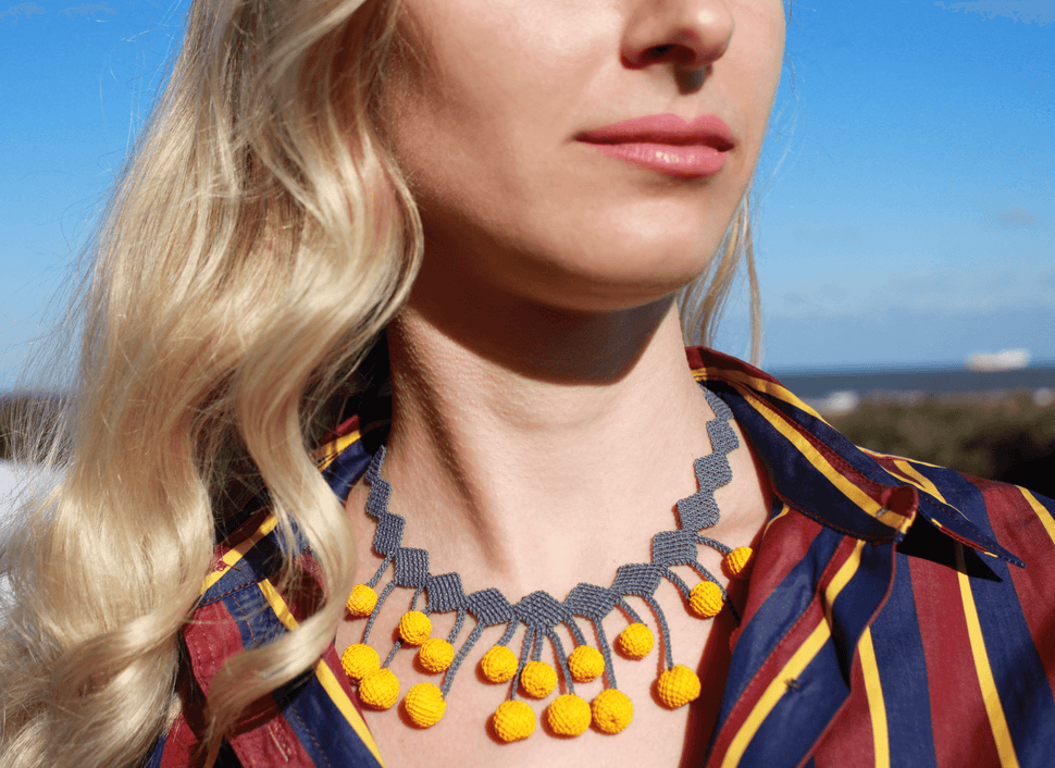 Gray Berry Vine Necklace – Aster Society