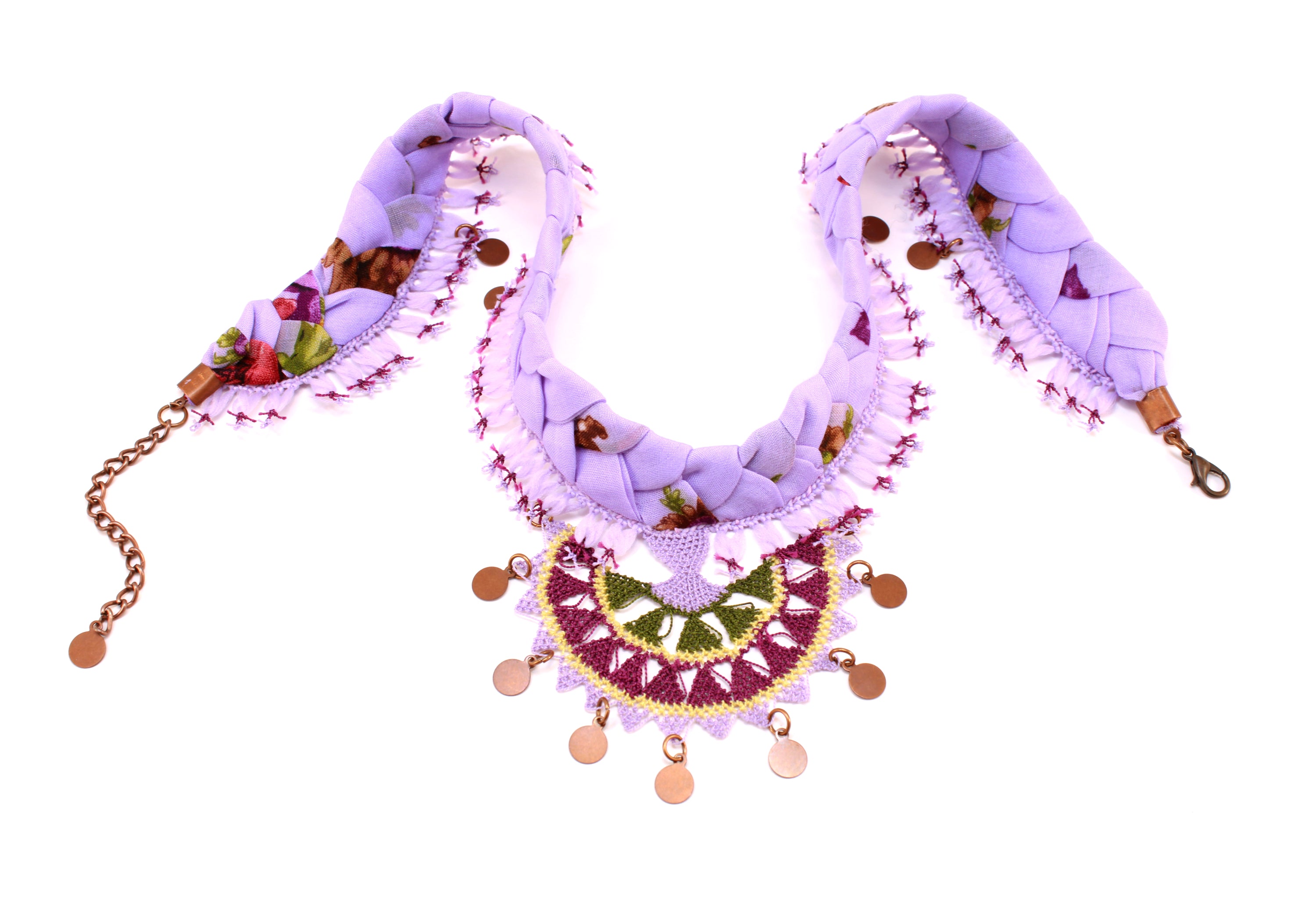 Venetian Purple Nostalgia Necklace with Sun Pendant – Aster Society®