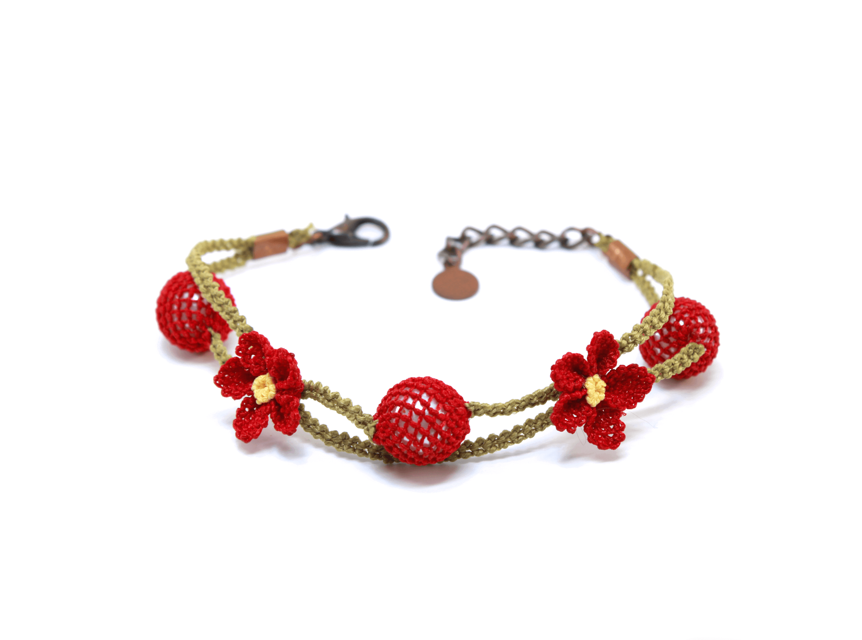 Eternal Amaranth Bracelet with Blooms – Aster Society